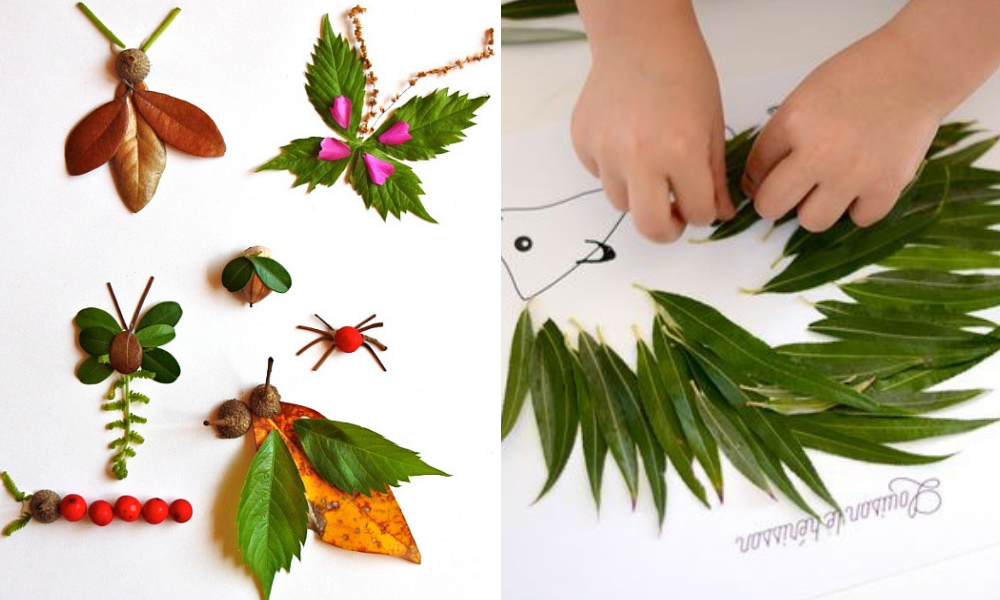 Uradi sam igra: Životinje od jesenjeg lišća