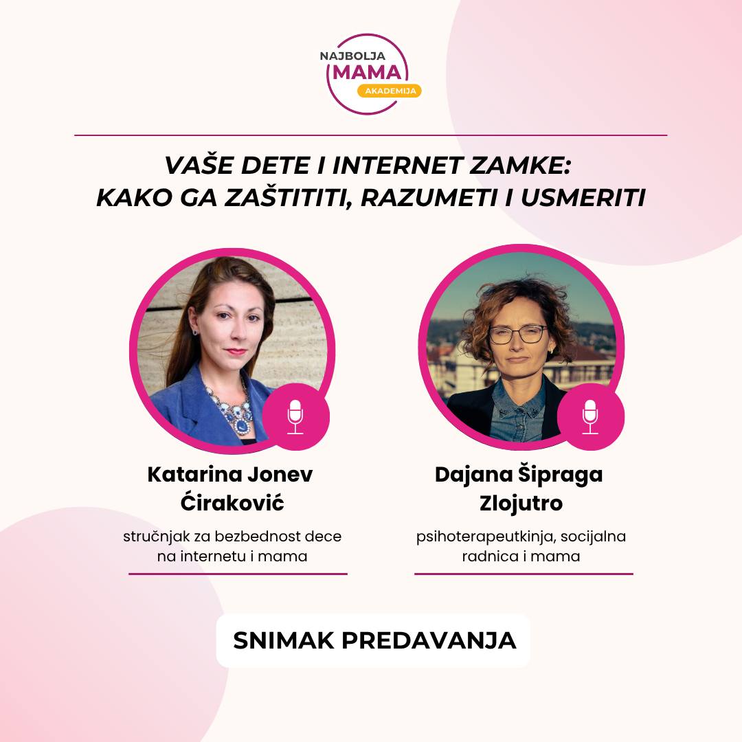 WEBINAR: Vaše dete i internet zamke (kako ga zaštititi, razumeti i ...